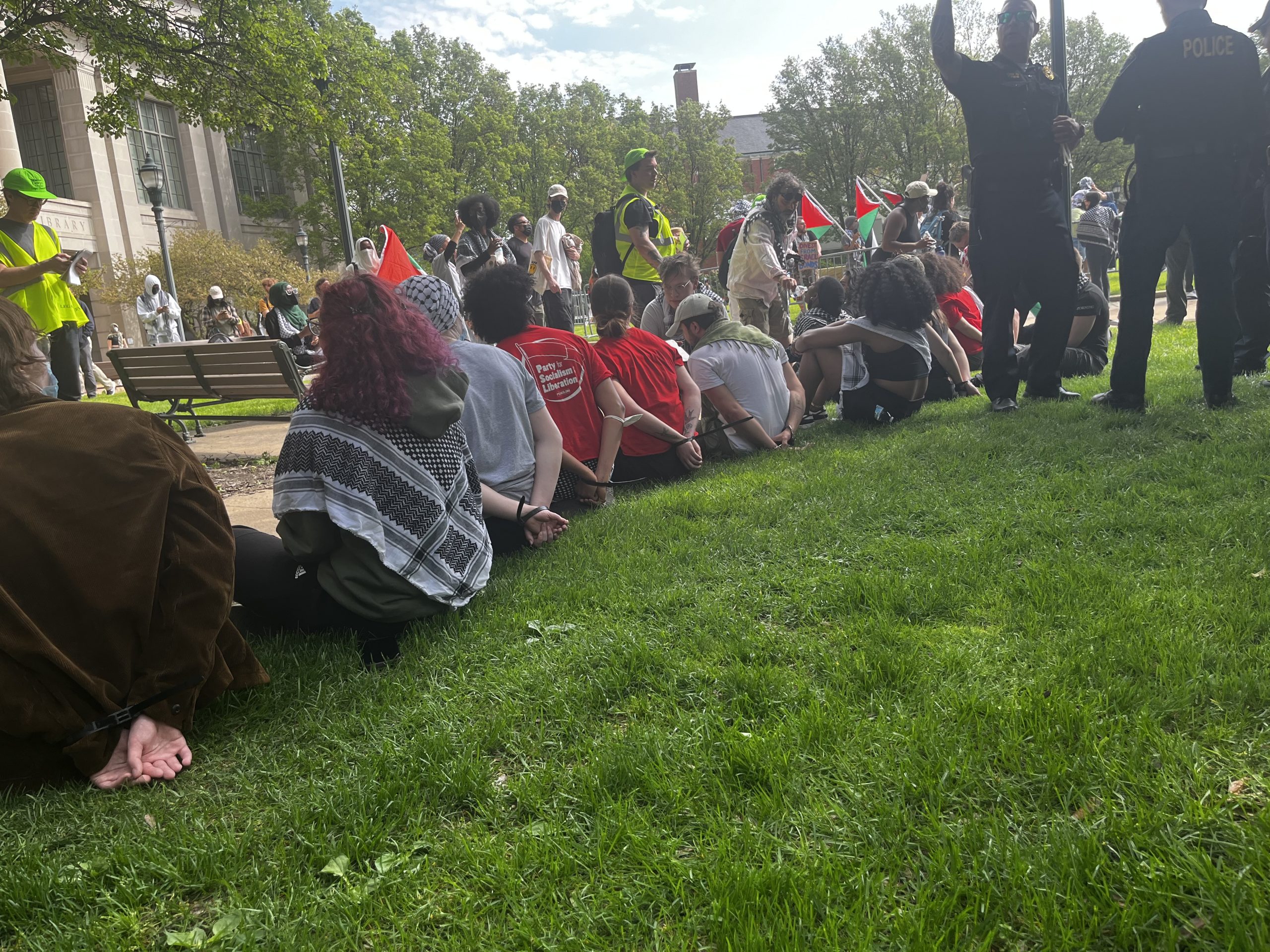 Case Western Reserve police clear pro-Palestinian protesters