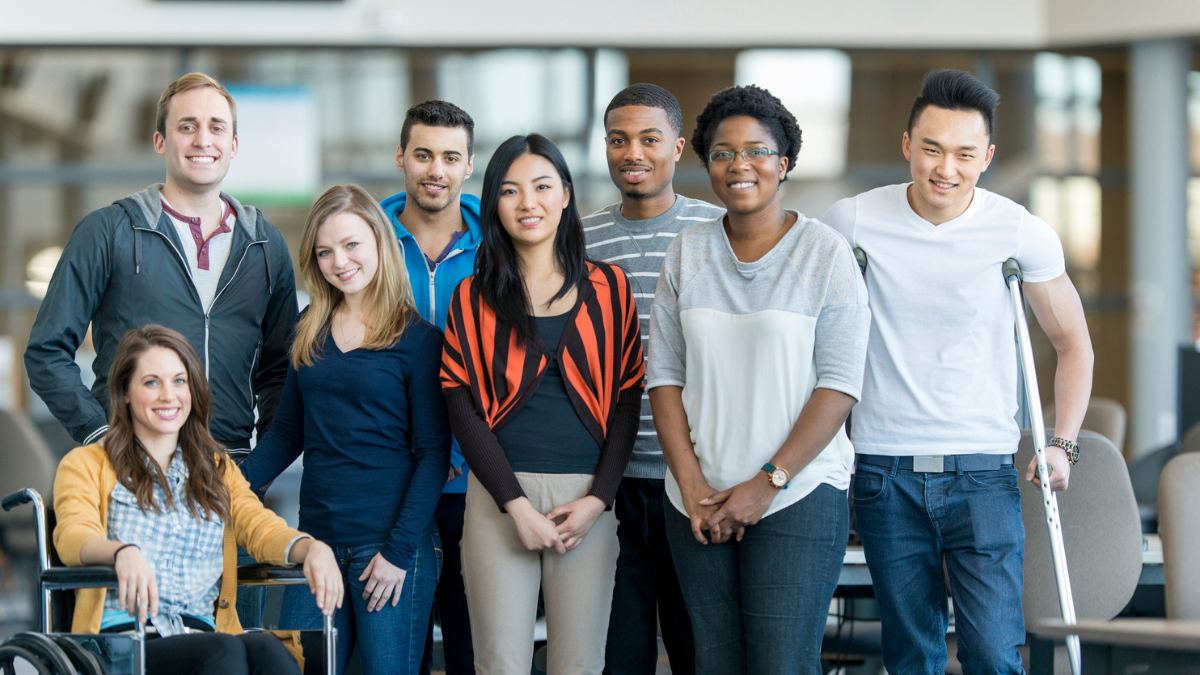 Diverse Group Of College Students