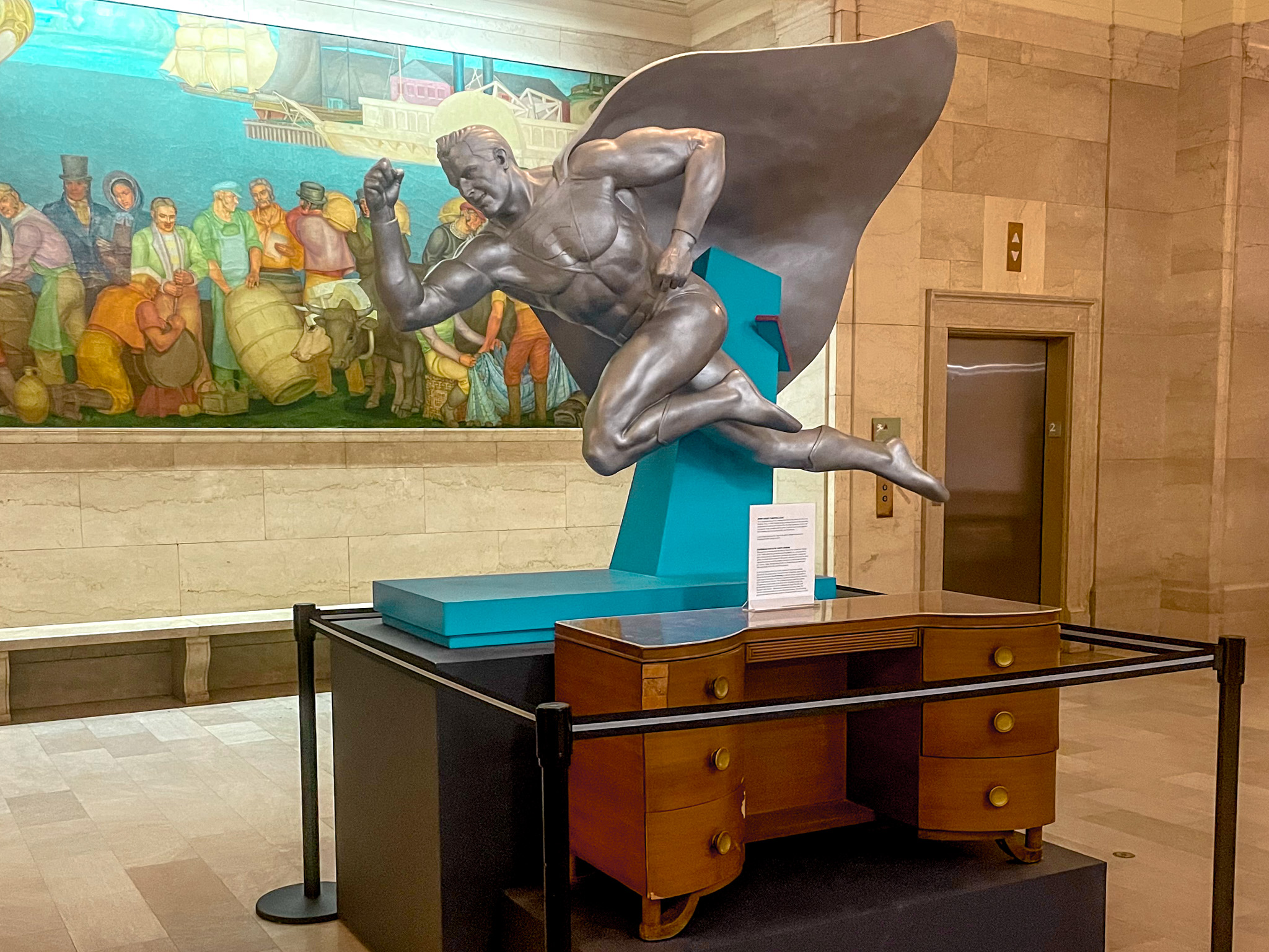 Superman memorabilia permanently lives at the Cleveland library
