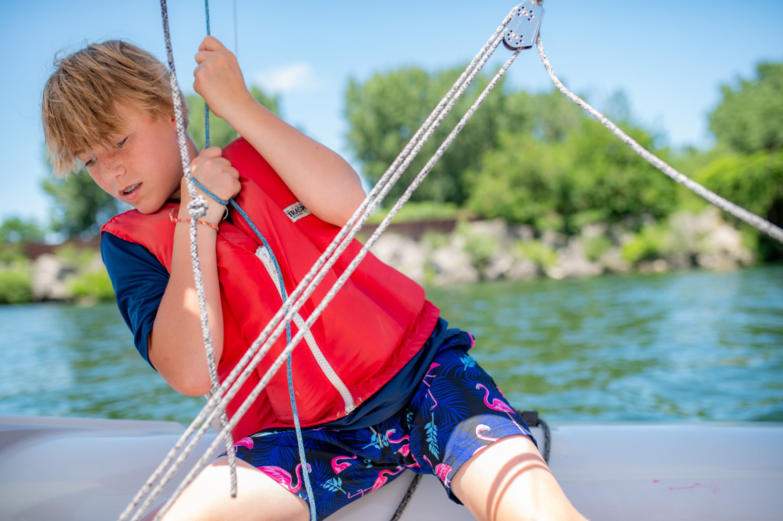 Wind and STEM lessons fill student sails on Lake Erie